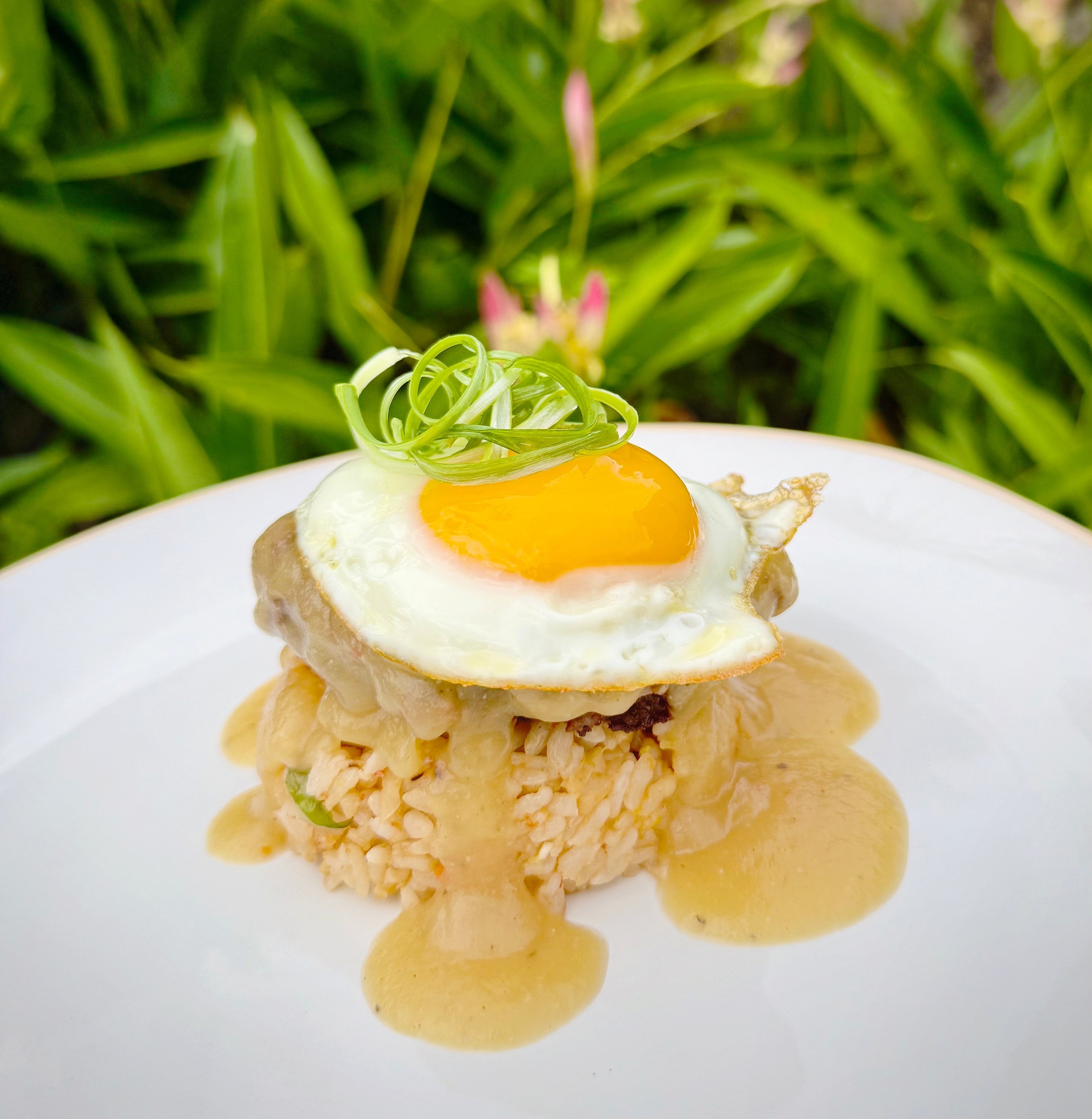 Bite Logic Healthy Loco Moco w/ Venison Patty, ʻUlu Gravy, and Kimchi ...